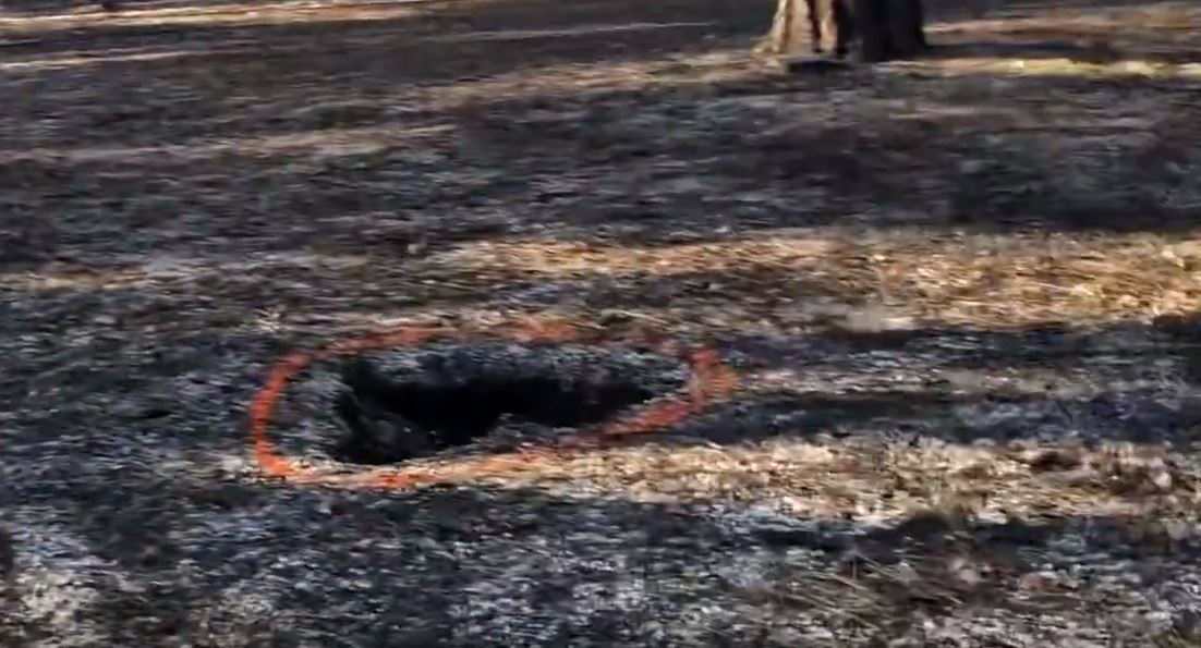 TREES BURNING FROM INSIDE UP AND FROM UNDERGROUND UP - A Australian Padre